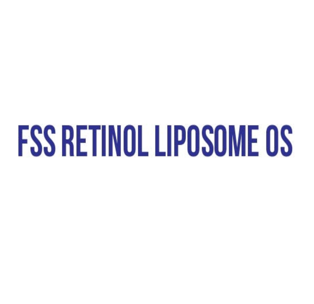 FSS Retinol Liposome OS – Formulator Sample Shop