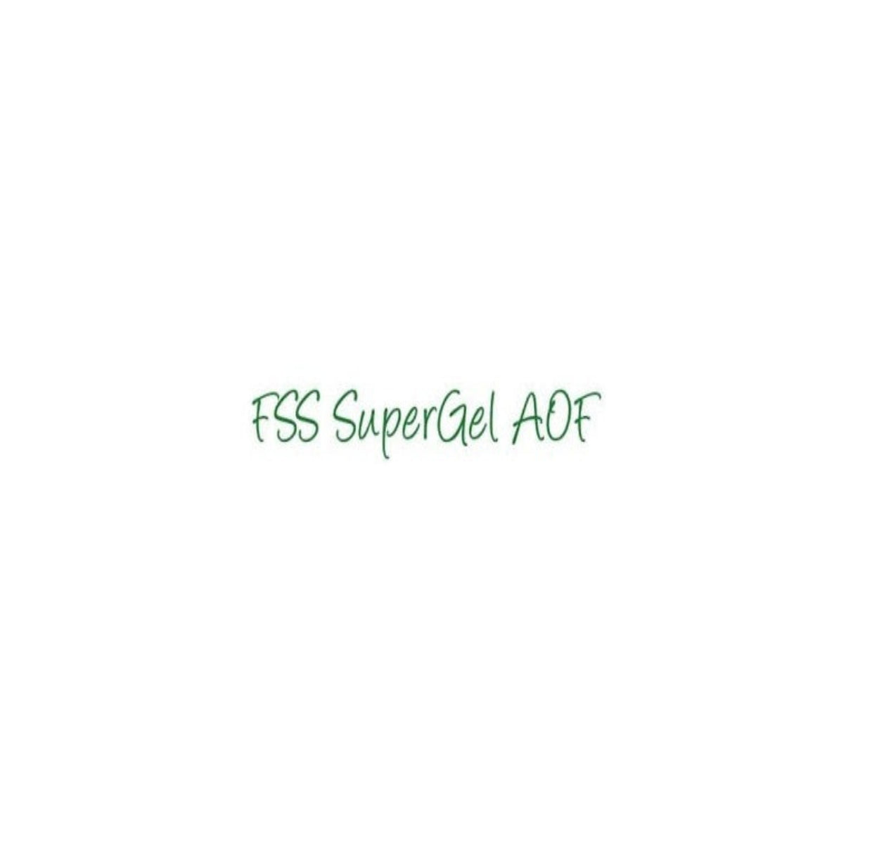 FSS SUPERGEL AOF – Formulator Sample Shop