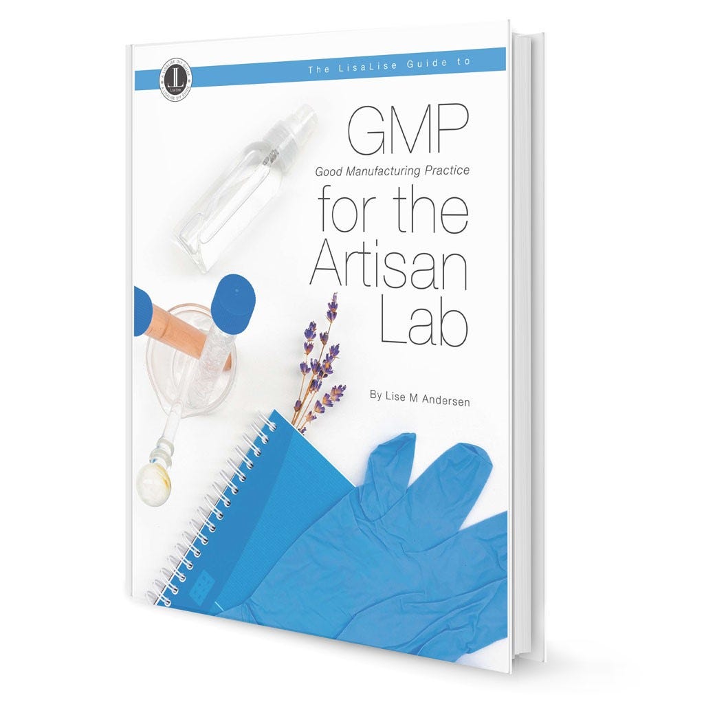 Good Manufacturing Practice for the Artisan Lab – Formulator Sample Shop